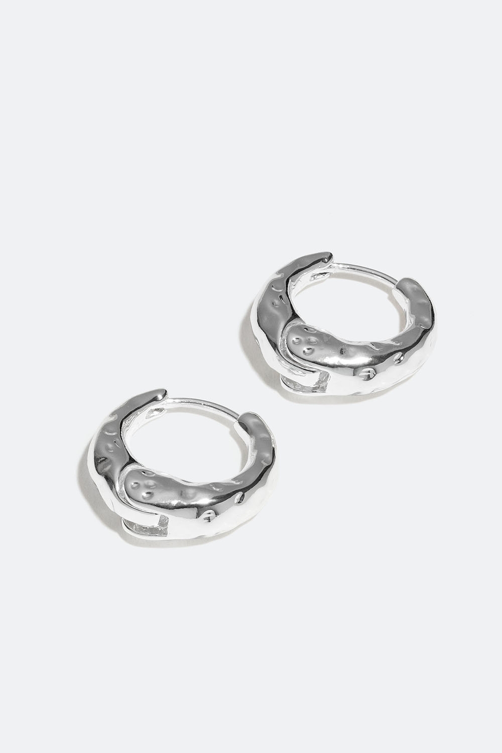 Køb Små Chunky Hoops Med Struktur På Glitterdk