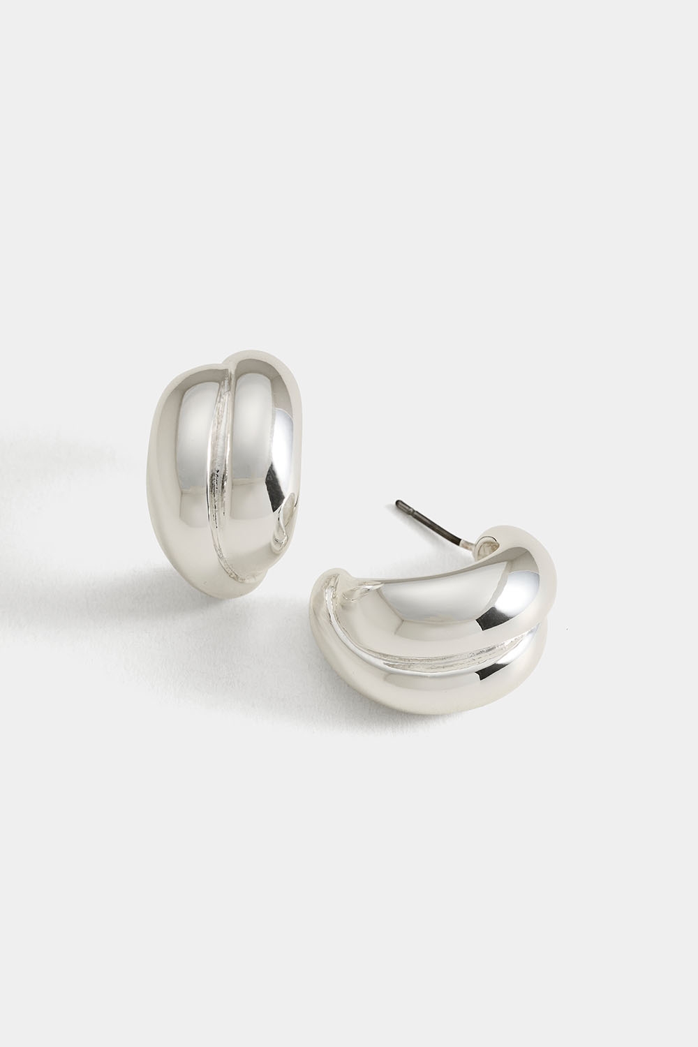 Køb Brede Hoops Med Dobbelte Ringe På Glitterdk